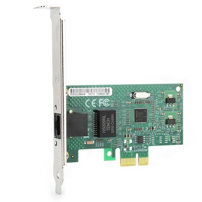 LAN Carte Réseau À Port Unique Adaptateur Réseau Pci-Express, Carte ...