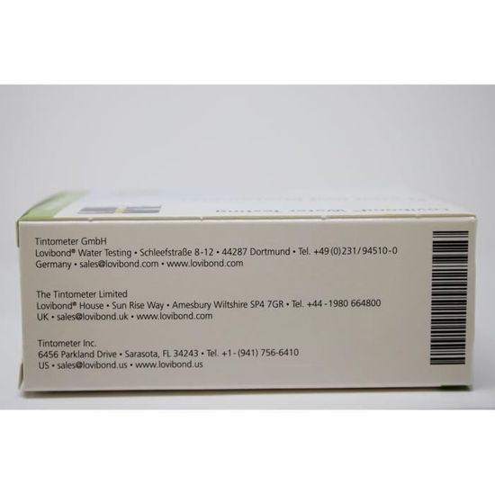 Lovibond Phenol Red Photometer 250 pH Tablets114 - Cdiscount Jardin