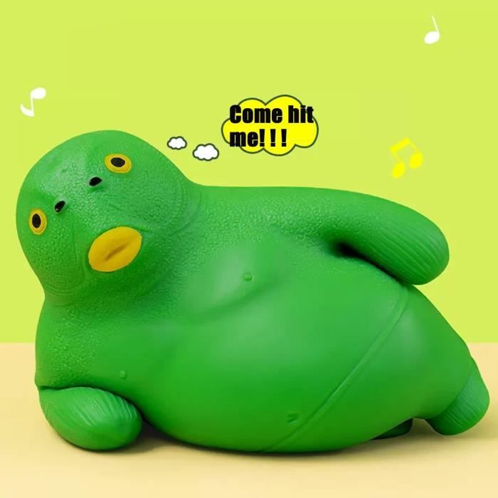 Green Head Fish Silly Fish Decompression Squeeze Toy Slow Rebound Tpr ...