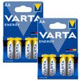 8 piles R-06 LR06 AA 1,5 V Varta Energy alcalines - Cdiscount Jeux - Jouets