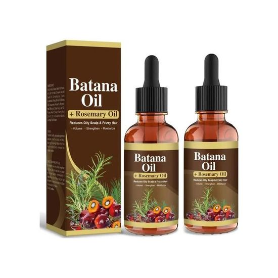 Huile pour la Pousse des Cheveux à Huile de Batana et Huile de Romarin, Serum Pousse Cheveux ...