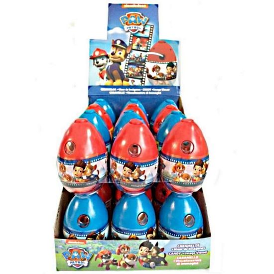 1 OEUF SURPRISE PAT PATROUILLE PAW PATROL PROJECTION IMAGE 12 BONBON ...