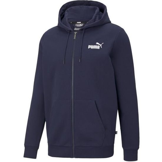 Puma Sweat Jacket Homme - uni, Bleu - Cdiscount Prêt-à-Porter