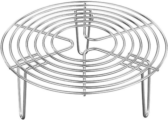 Support de Cuisson la Vapeur en Acier Inoxydable Grille Refroidissement Cuisson Ronde en Acier ...