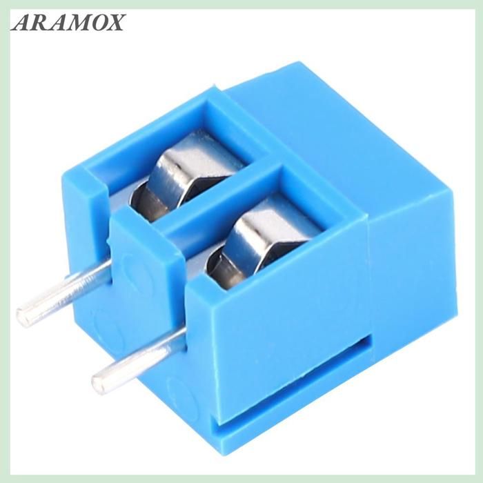ARAMOX Borlier Connecteur électrique de Borniers à 2 Broches de 5,0 Mm ...