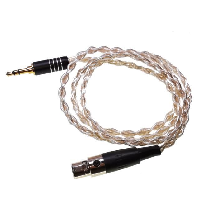 3.5 À MINI - 2m - 4 449AG casque Audio câbles branchés fiche stéréo à ...