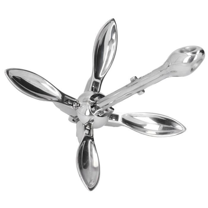 Ashata Ancre de bateau Ancre à Grappin Pliable 3,3 Lb 1,5 Kg Matériel D ... Ashata Ancre de bateau Ancre à Grappin Pliable 3,3 Lb 1,5 Kg Matériel D ...