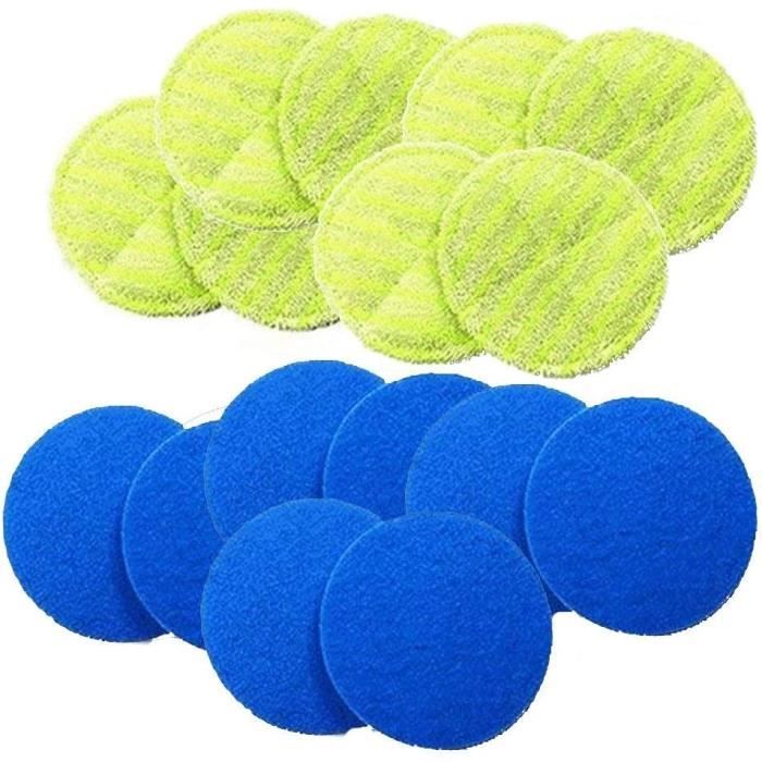 Tampon de rechange pour balai rotatif électrique sans fil avec 8 tapis ...