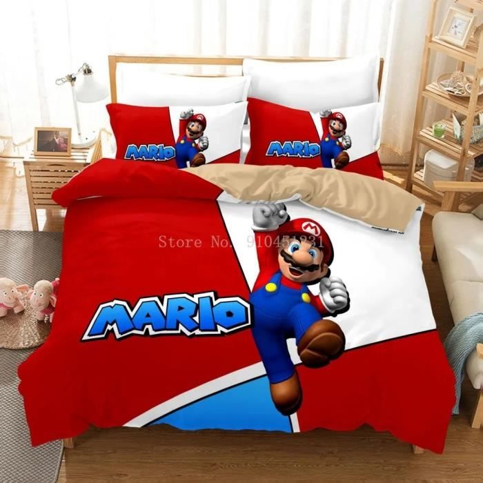 Verser15 - AU simple (2 PC) - Parure de Lit Imprimée 3D du Jeu Japonais ...