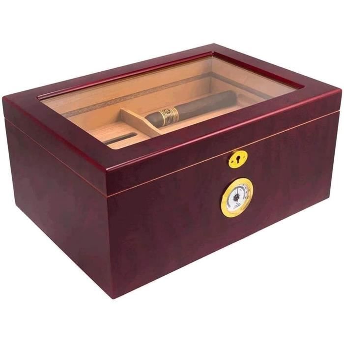Cave À Cigares Cigar Box-25-50 Cave À Cigares Finition Acajou[u466 ...