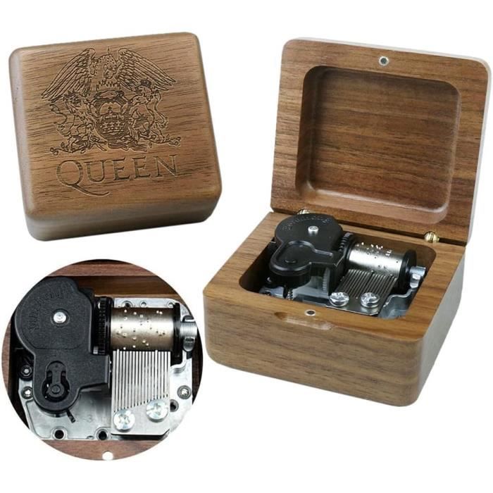 Queen-Bohemian Rhapsody Boîte À Musique Vintage Mécanisme En Bois Boîte ...