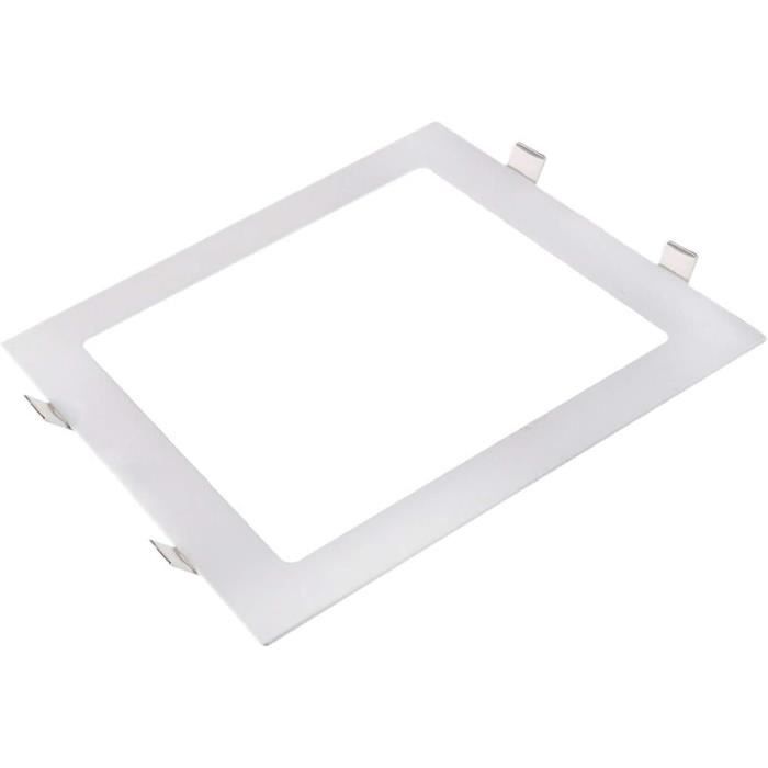 Spot LED 24 W encastrable plafond carré ultra slim lumière diffusée ...