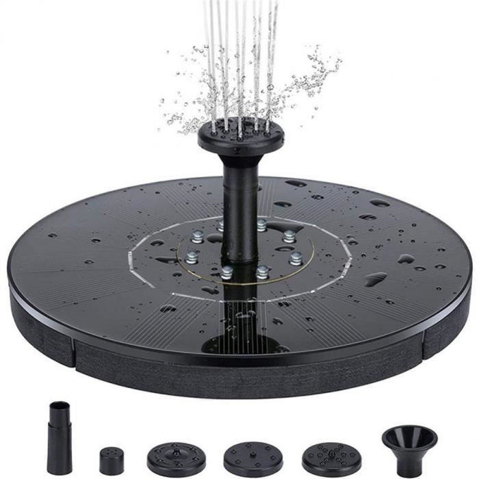 Mini fontaine à eau solaire pour piscine,cascade d'étang,décoration de ...