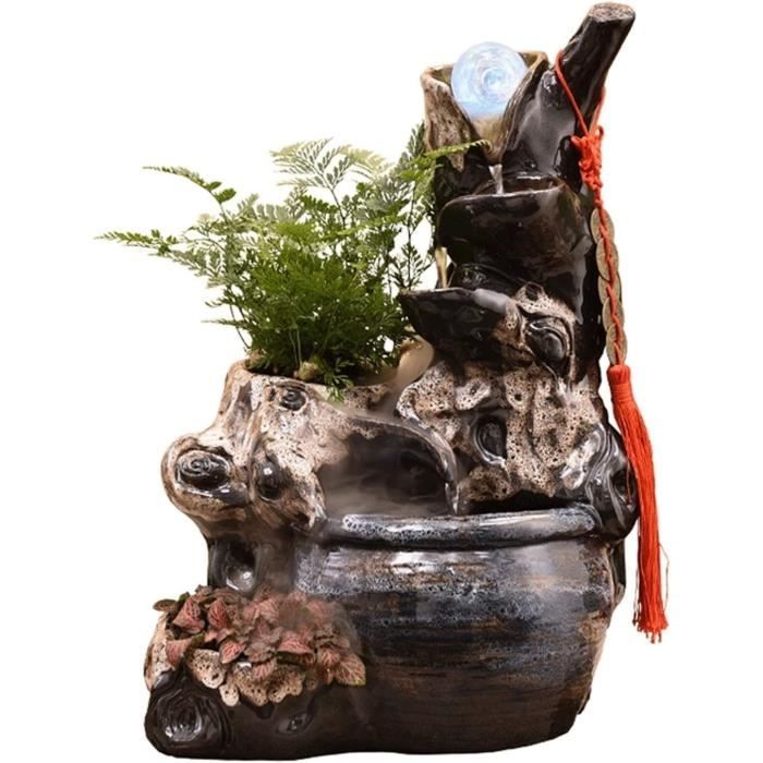 Fontaine Zen d'interieur 4-Tier Cascading Tabletop Fontaine décorative ...