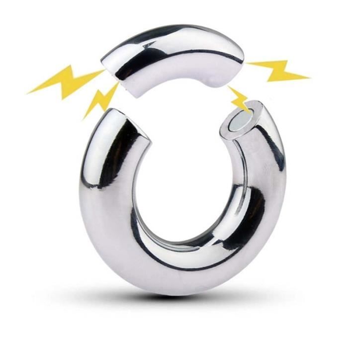 50mm ring -Pince à anneau de coq magnétique en métal pour hommes ...