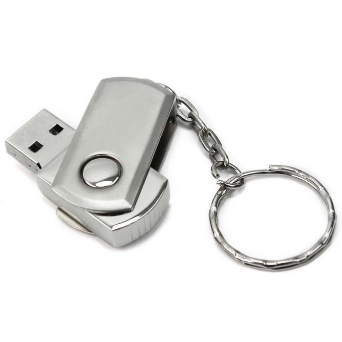Flash Mémoire Stick Stockage Pivotante Porte-clés USB 2.0 Capacité 16GB ...
