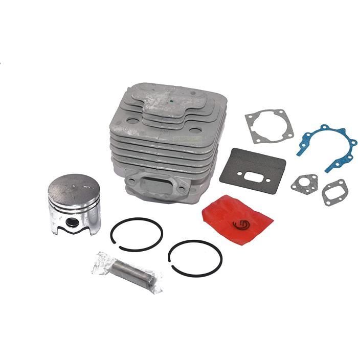 Cylindre 44 mm + Piston + Joints pour Débroussailleuse Timbertech MFS52 ...