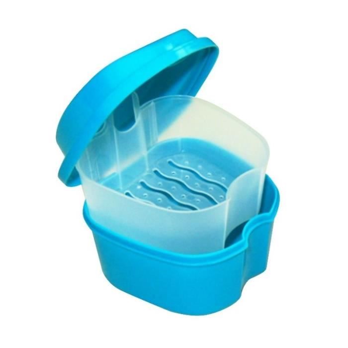 La couleur verte Boîte de bain pour dentier, boîte de rangement pour ...