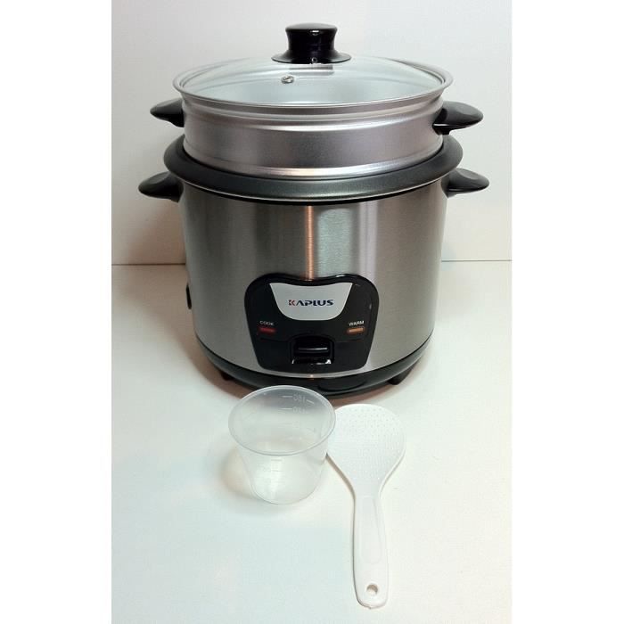 AUTO CUISEUR VAPEUR ET RIZ CAPACITE DE 5 LITRES - Cdiscount Electroménager