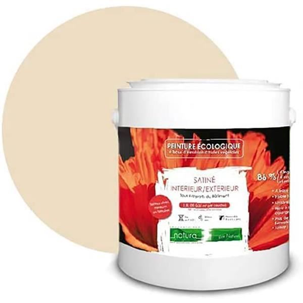 PEINTURE Teinte Beige Ivoire naturelle écologique intérieur extérieur ...