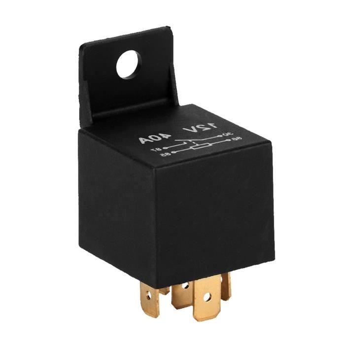 Cikonielf relais universel 5 broches 12V 30A/40A étanche aux ...