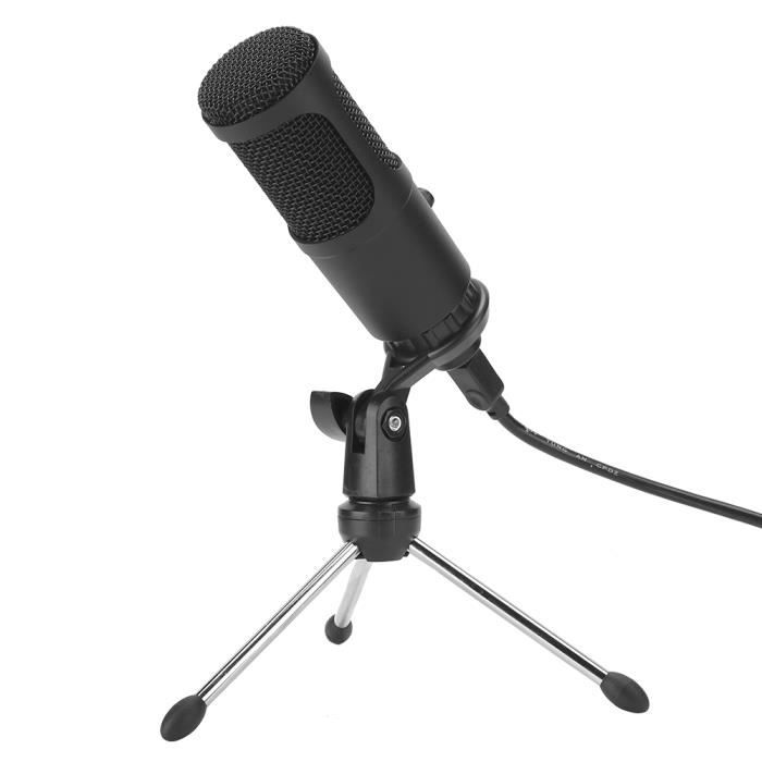 HURRISE Microphone en direct Microphone à condensateur à grand ...