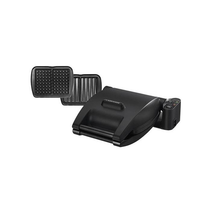 Gaufrier et croque-monsieur Lagrange Premium 019462 1200 W Noir ...