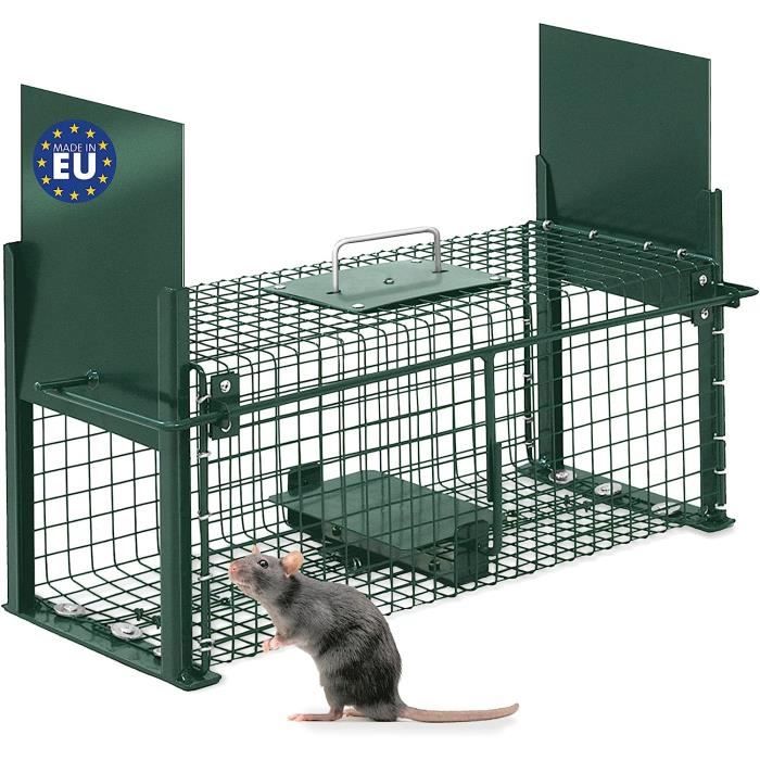 Moorland Piège Vivant 50x18x18cm 5006 – Piège Vivant réutilisable pour ...