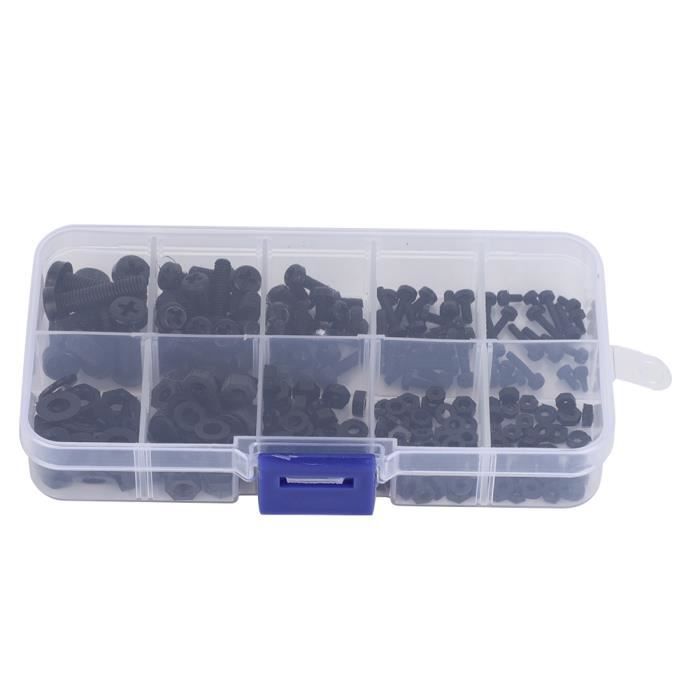 Kit de rondelles à vis en nylon SURENHAP - M2/M2.5/M3/M4/M5 - 270 pièces/boîte - Cdiscount Bricolage