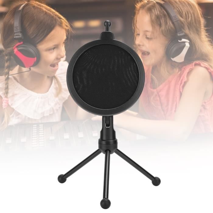 Microphone Anti-Spray Mesh Kit Filtre réglable double couche, Filtre ...