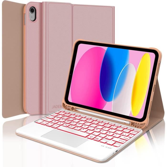 Clavier Avec Trackpad Pour Ipad 10Eme Generation 10.9" 2022, Azerty ...