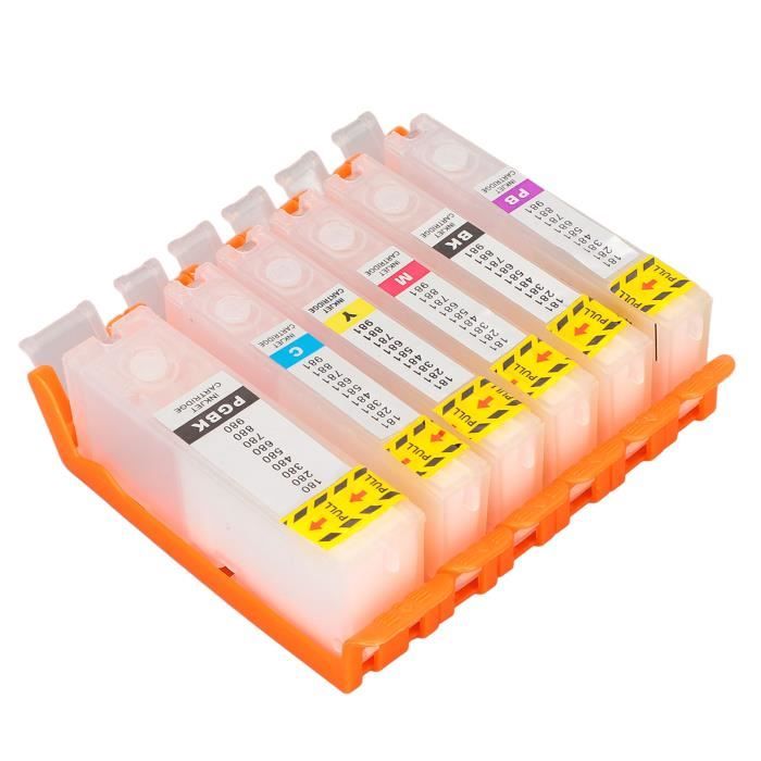 Cartouche d'encre - YOSOO - Kit de 6 cartouches - Multi-couleurs ...