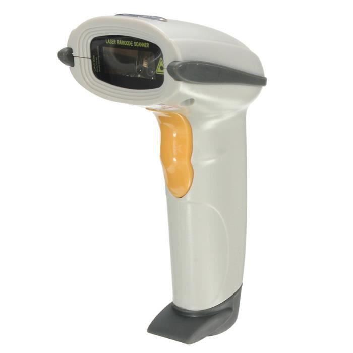 Lecteur de code-barres douchette usb portable Blanc QK02847 - Cdiscount ...