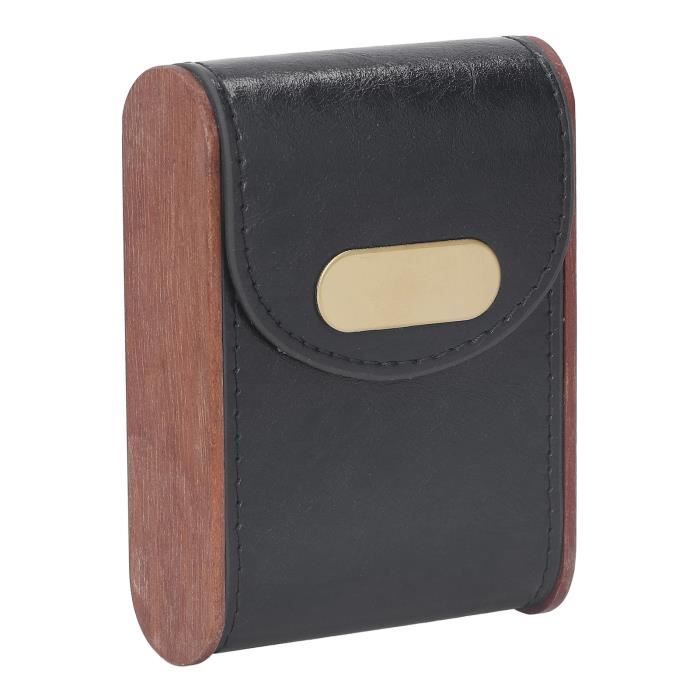 Zerone Cigar Holder, Dampproof Wooden Compact Cigarette Case 20 Pcs for ...