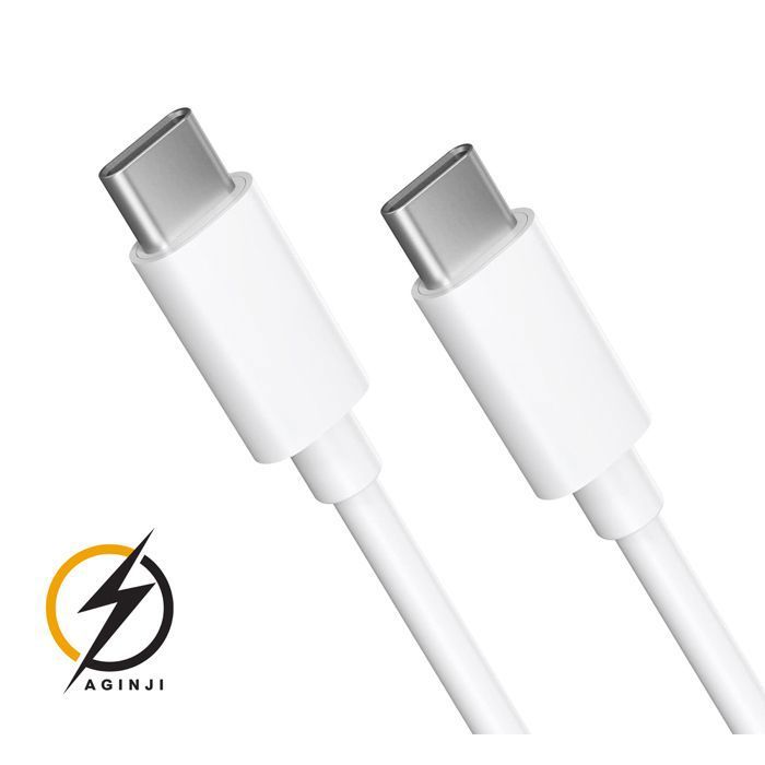 Chargeur USB-C rapide - AGINJI - 20W - USB-C PD - Câble USB-C 1m ...
