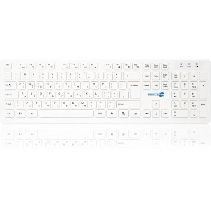 Kit Souris Et Clavier Sans Fil 2,4G Layout Gr Greco | Greek Keyboard ...