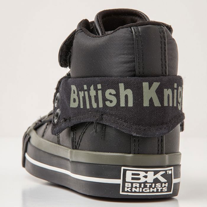 Baskets enfant British Knights Roco black/khaki/white/black - Cdiscount ...