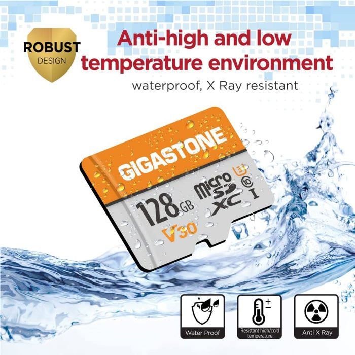 Cartes mémoire micro SDXC 128 Go - EDILIX - Lot de 2 - Haute vitesse ...