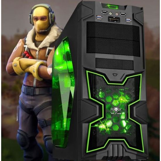 Pc Gamer Fortnite X4 880K GeForce GTX1050 2Go Mémoire 8Go Disque dur ...