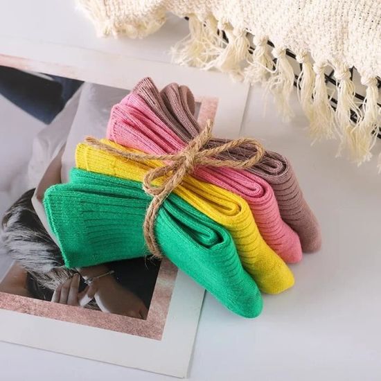 Bas Mis Bas 4 Paires Lot Chaussettes Pour Enfants Chaussettes Chaudes