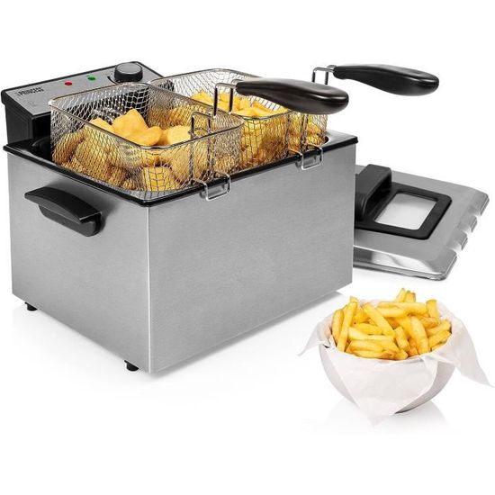 Princess Friteuse 01.185000.01.001, -185000 Habillage en Acier ...