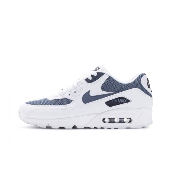 NIKE Baskets Air Max 90 Essential Chaussures Homme Blanc et gris ...