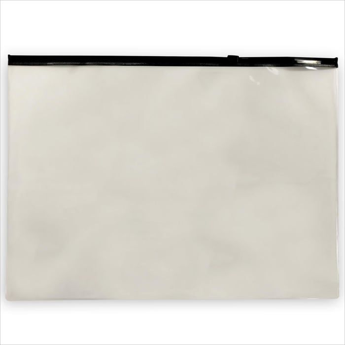 ACROPAQ Pochettes à fermeture éclair transparentes - 5x Pochettes à ...