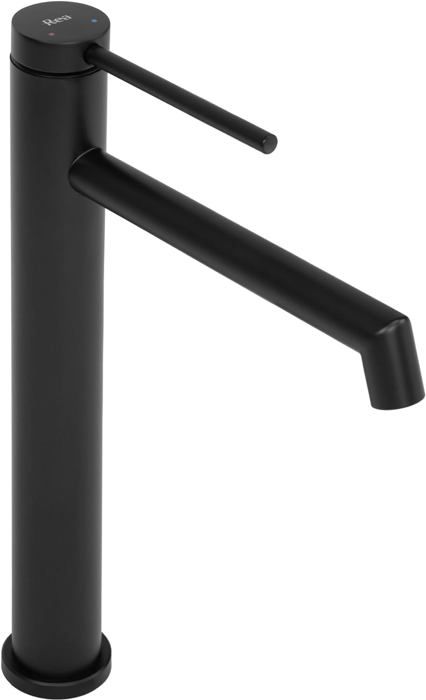 Robinet DE LAVABO FOSS BLACK HIGH Mitigeur Salle de Bain en Laiton ...