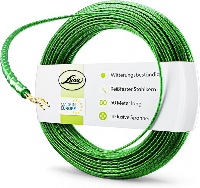 535007 Corde Linge avec cble en Acier 50 m Plastique 17 x 3 x 3 cm ...