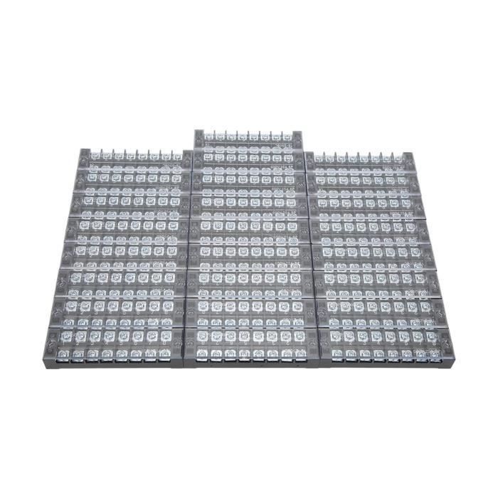 Akozon bornier à vis Ensemble de borniers 25 pièces TB-2508L 08 ...