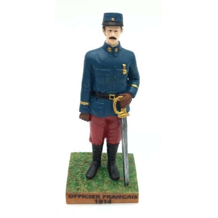 Reproduction Statue Soldat Officier Francais 1914 Couleurs 11/4/4 cm ...