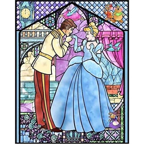 Diy 5D Malen Nach Zahlen Mit Glitzersteinen, 2 Princesse Cendrillon ...