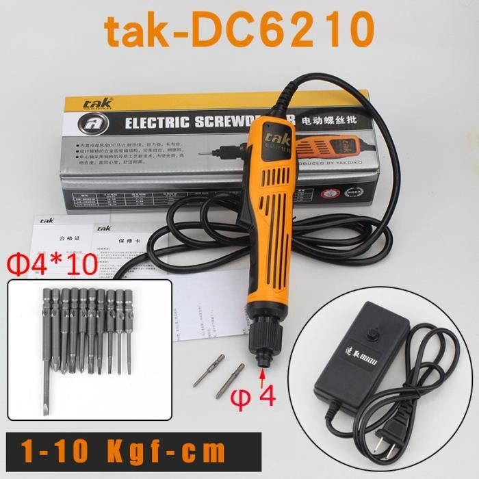 DC6210-10bits - Visseuse électrique sans fil, perceuse électrique, Mini ...