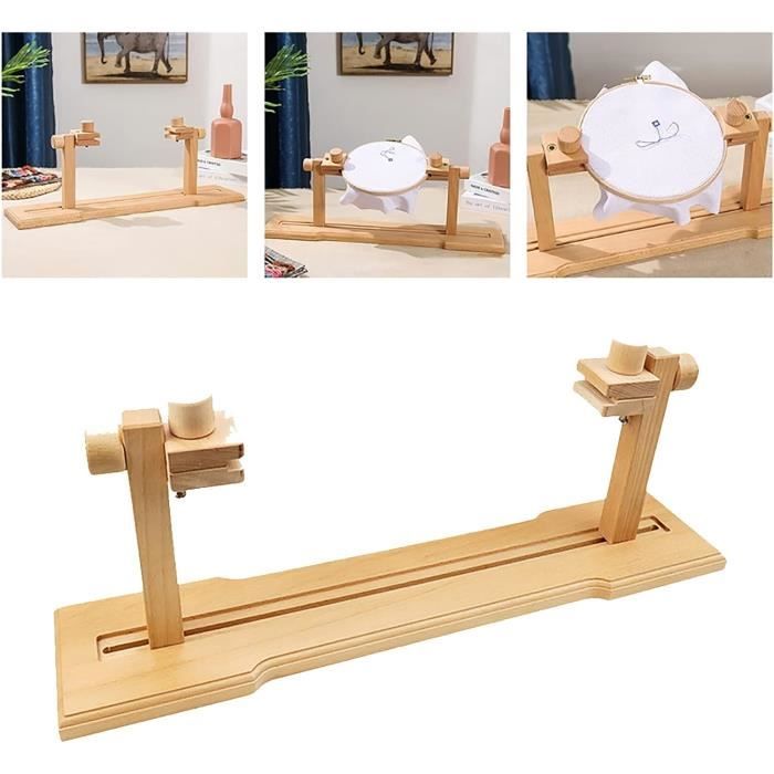 Métier À Broder Sur Pied,Support De Broderie Pour Table,Point De Croix ...